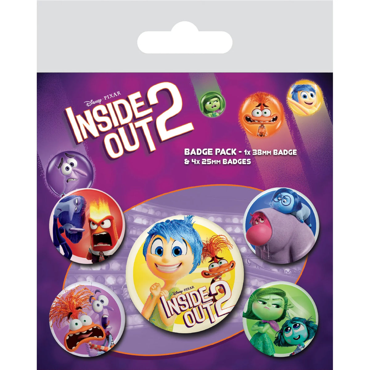 Inside Out 2 Emotional Duos Badge Pack 5 Badges | Mystical and Magical